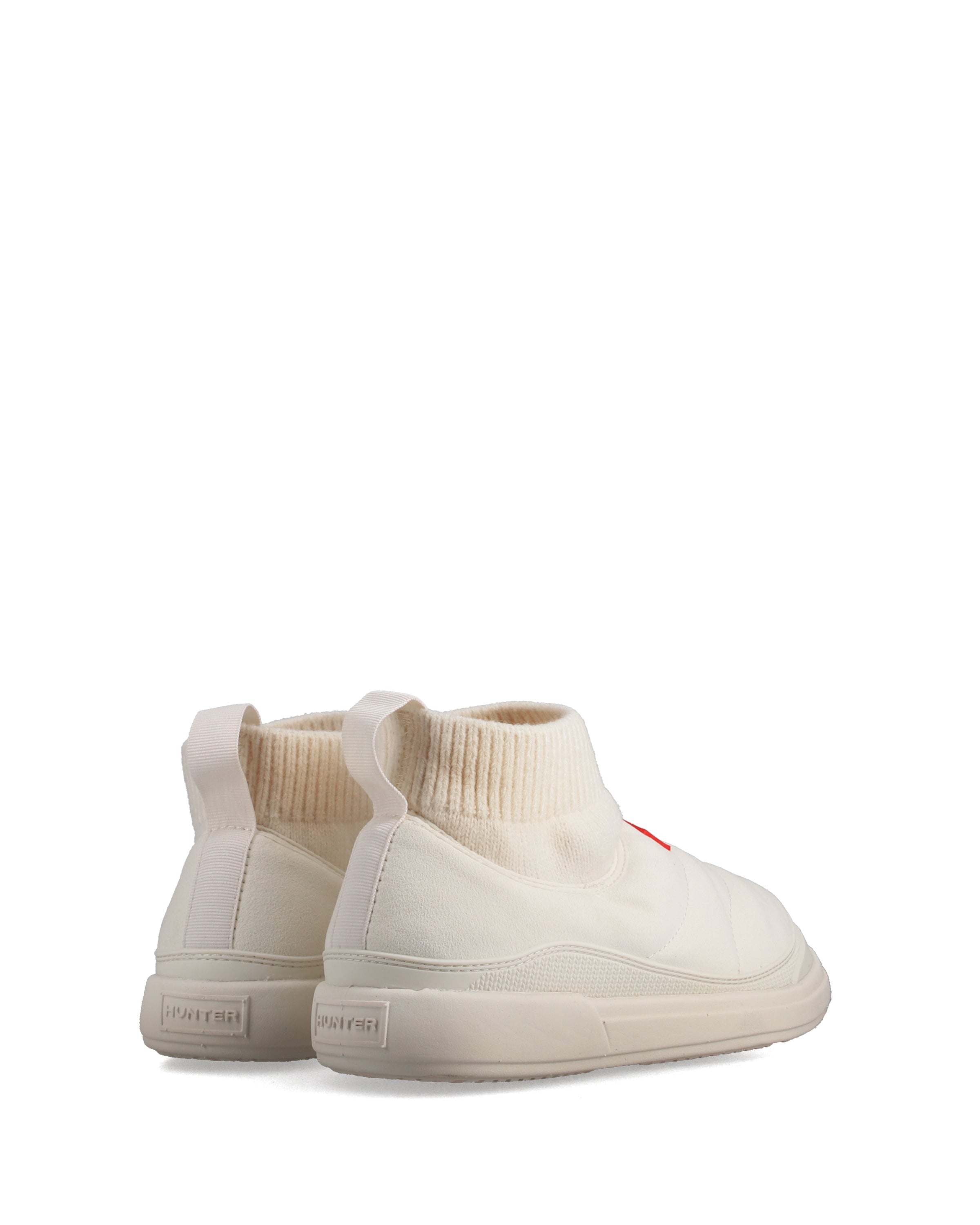 ユニセックス イン/アウト ビーガン スエード ニッテッド カフ ブーツ