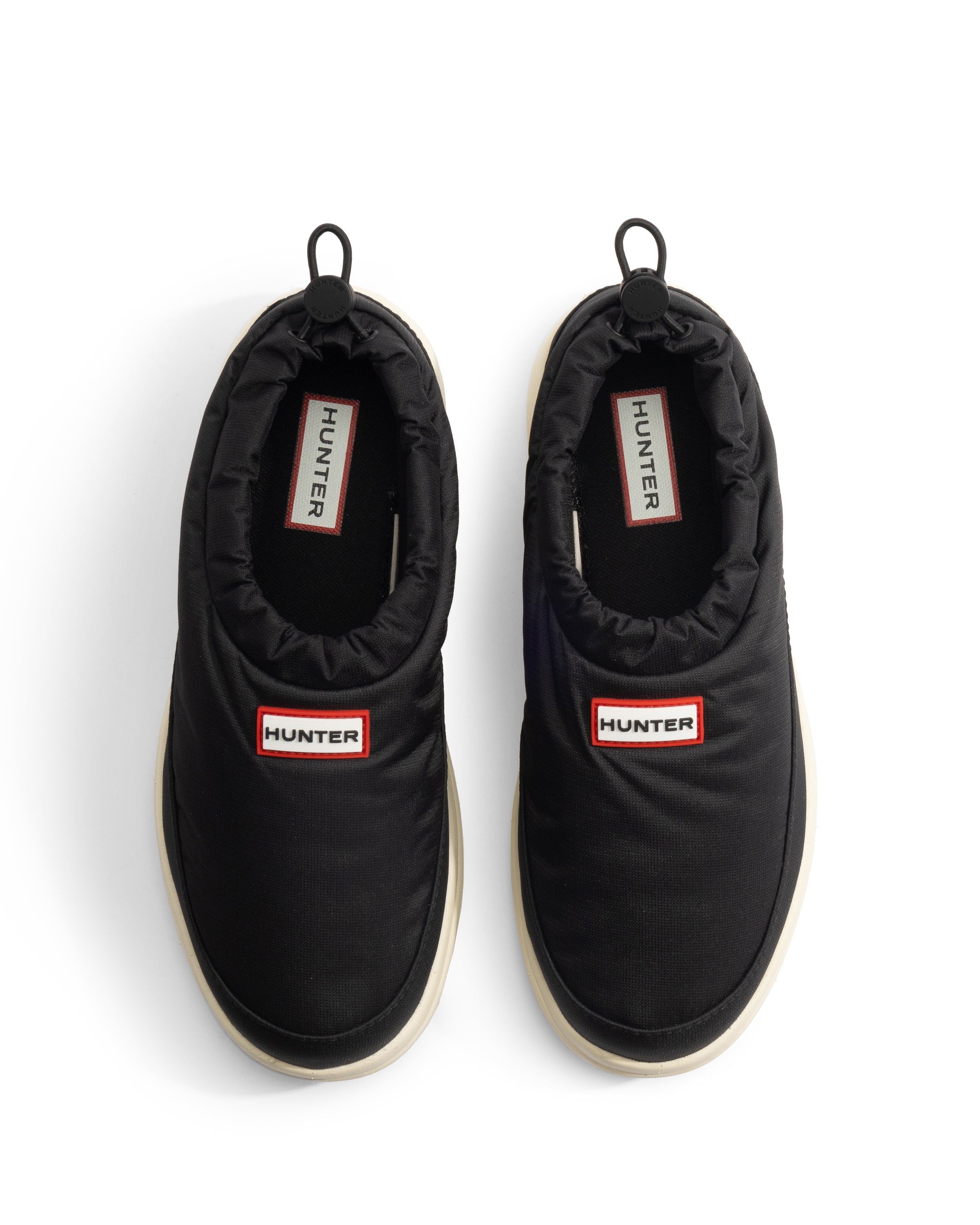 レディース イン/アウト スリップ オン スリッパ - ブラック / シェイ